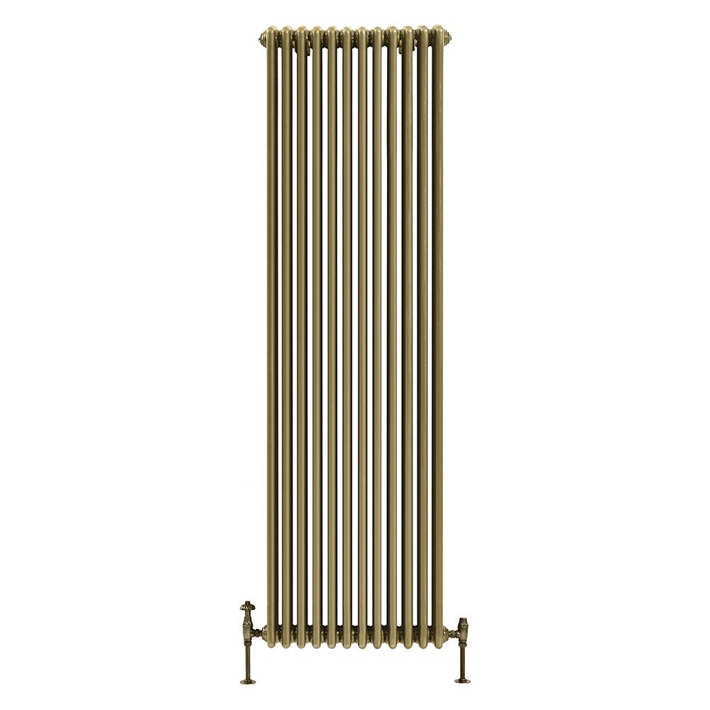 Milano Windsor - Natural Brass 1800mm Vertical Traditional Triple ...