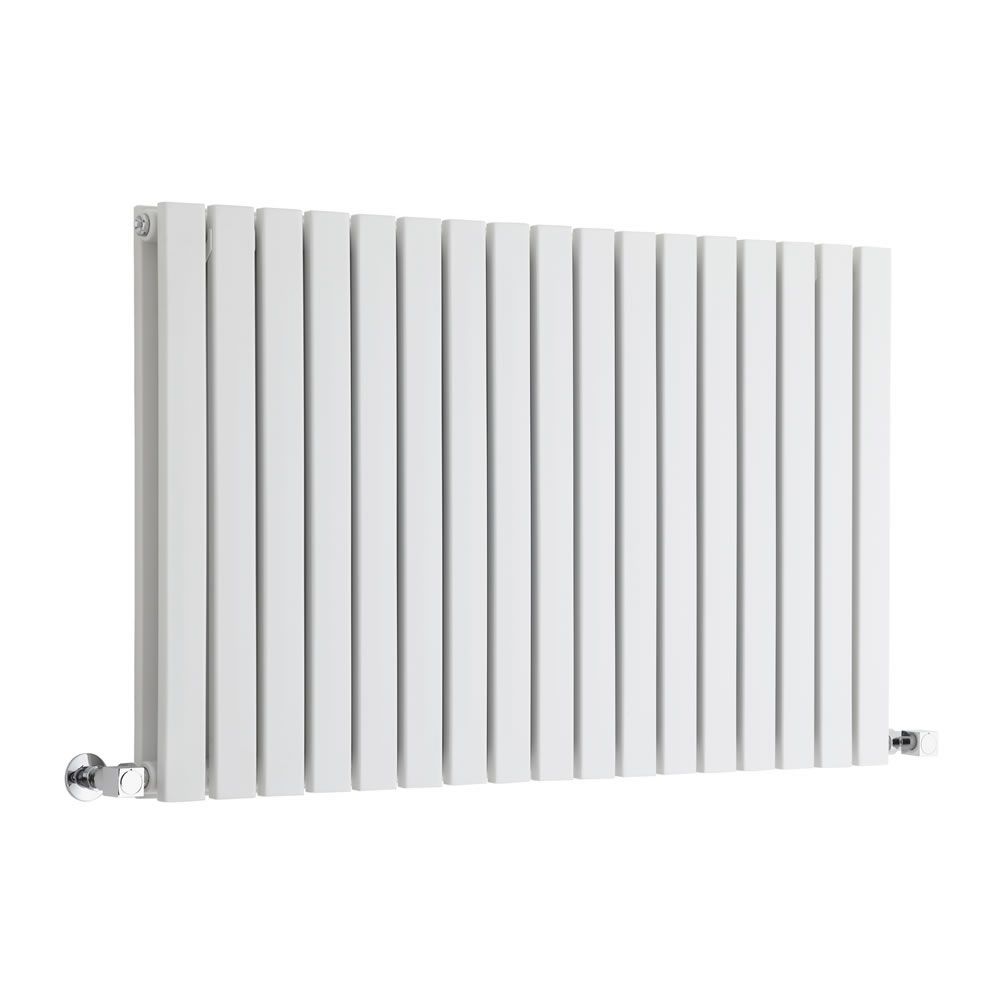 Milano Capri - White Horizontal Flat Panel Designer Radiator - Choice ...