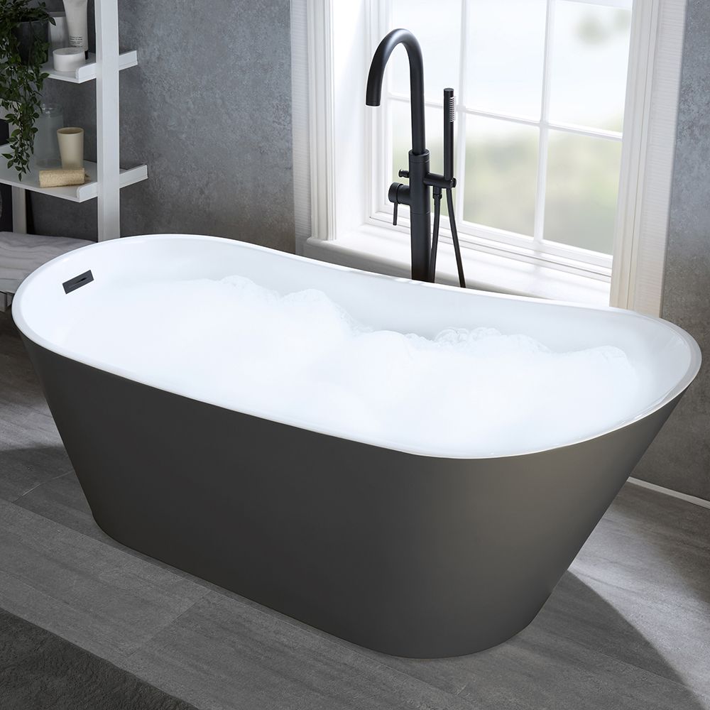 Milano Overton - Modern Freestanding Slipper Bath - Choice of Colour ...
