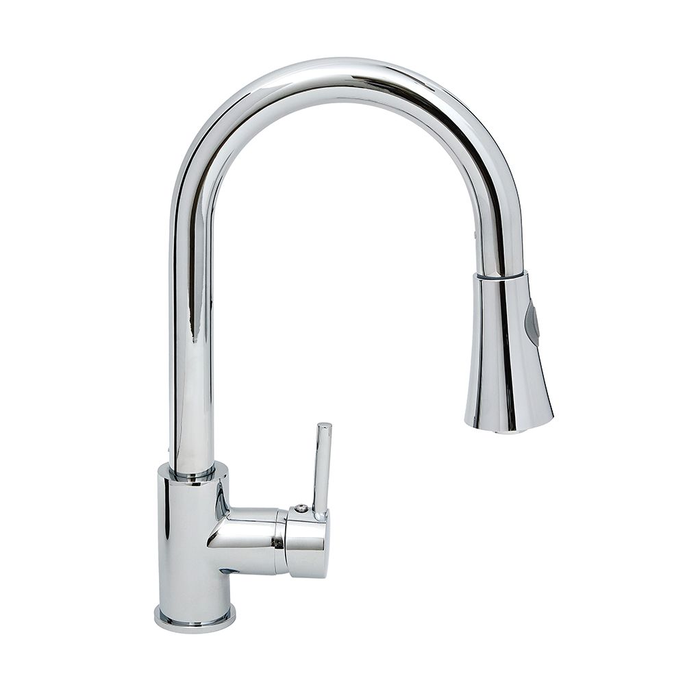 Milano Mirage - Modern Pull Out Spray Kitchen Mixer Tap - Chrome
