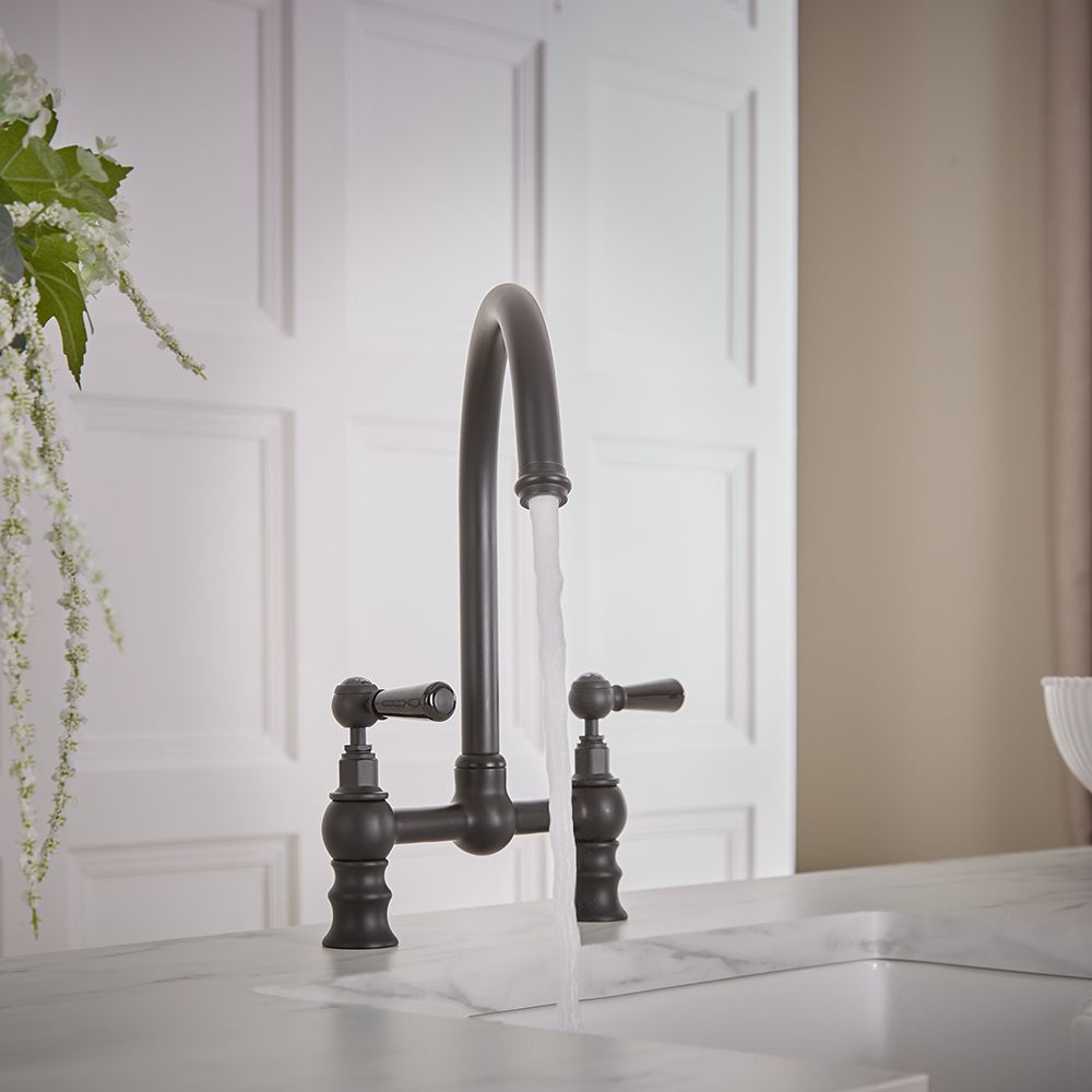 Milano Elizabeth - Traditional Bridge Kitchen Mixer Tap - Choice of Finish