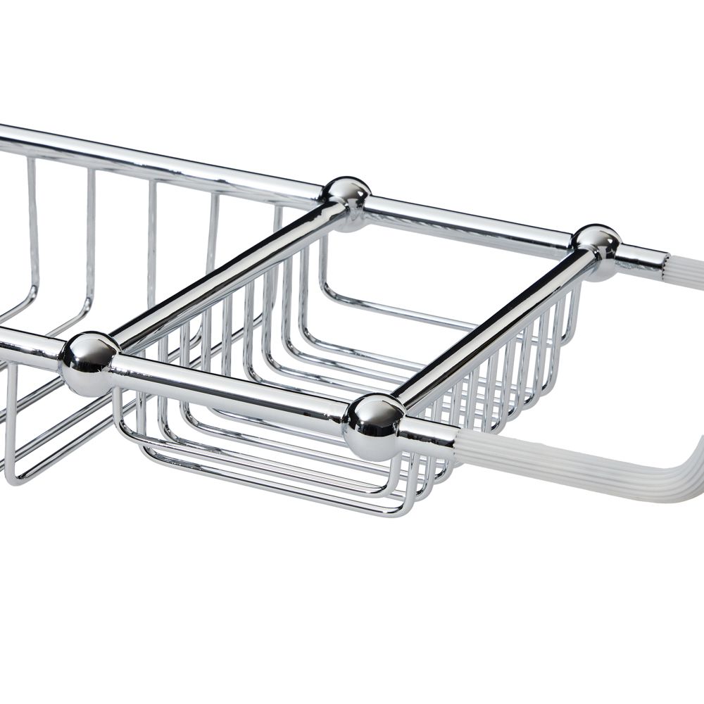Milano Elizabeth - Traditional Chrome Adjustable Bath Rack