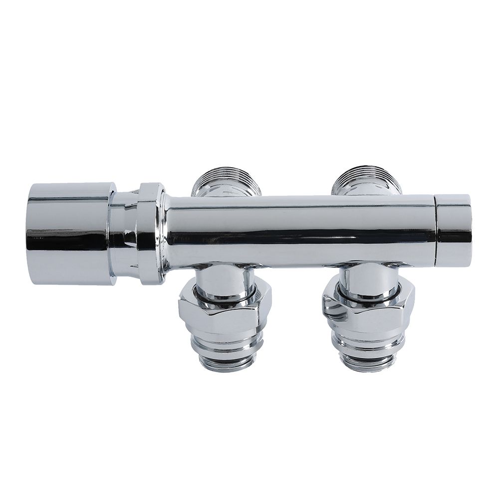 Milano - Chrome H-Block Angled Valve Chrome Handwheel - 15mm Copper ...