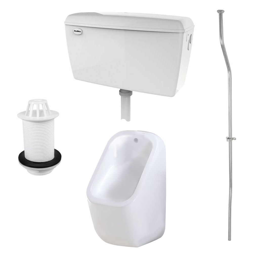 RAK Series 600 - Exposed Urinal System with 1 Urinal Bowl