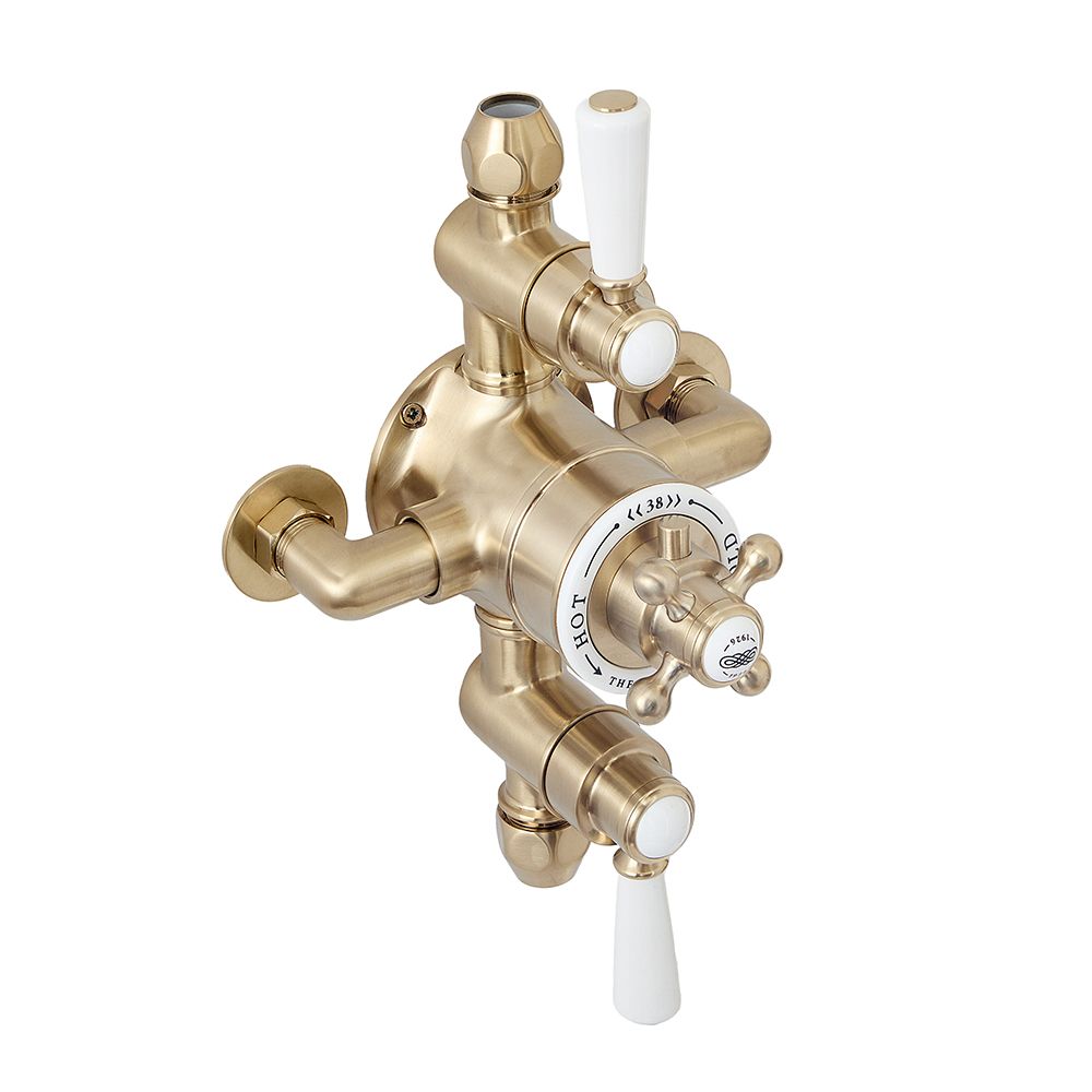 Milano Elizabeth - Traditional Triple Exposed Thermostatic Shower Valve ...