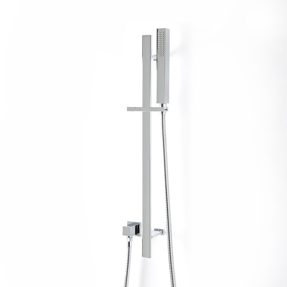 Milano Arvo - Modern Riser Rail Kit with Hand Shower and Outlet Elbow ...