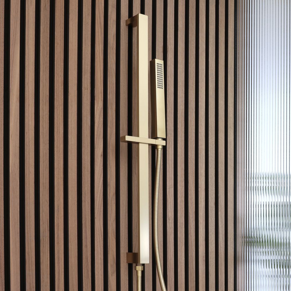 Milano Lyra - Thermostatic Shower with Overflow Bath Filler and Riser ...