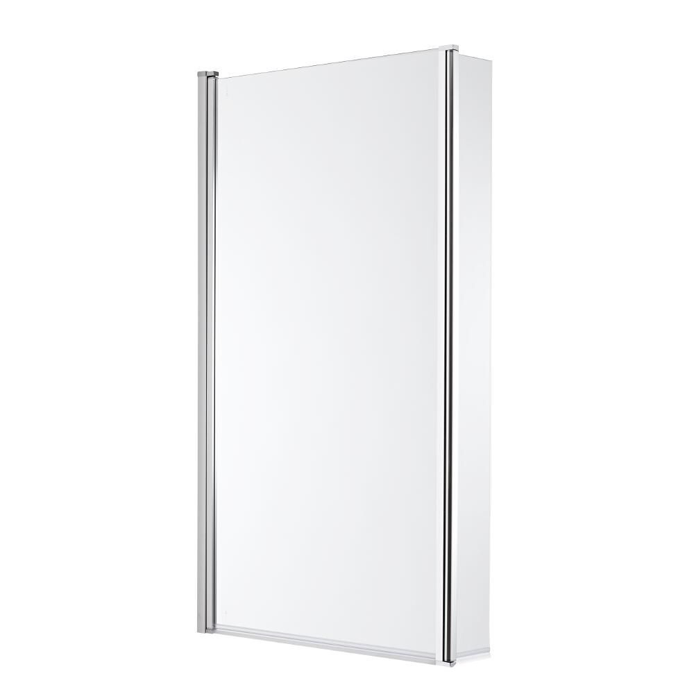 Milano Elswick - Whirlpool L-Shaped Spa Shower Bath with Screen ...