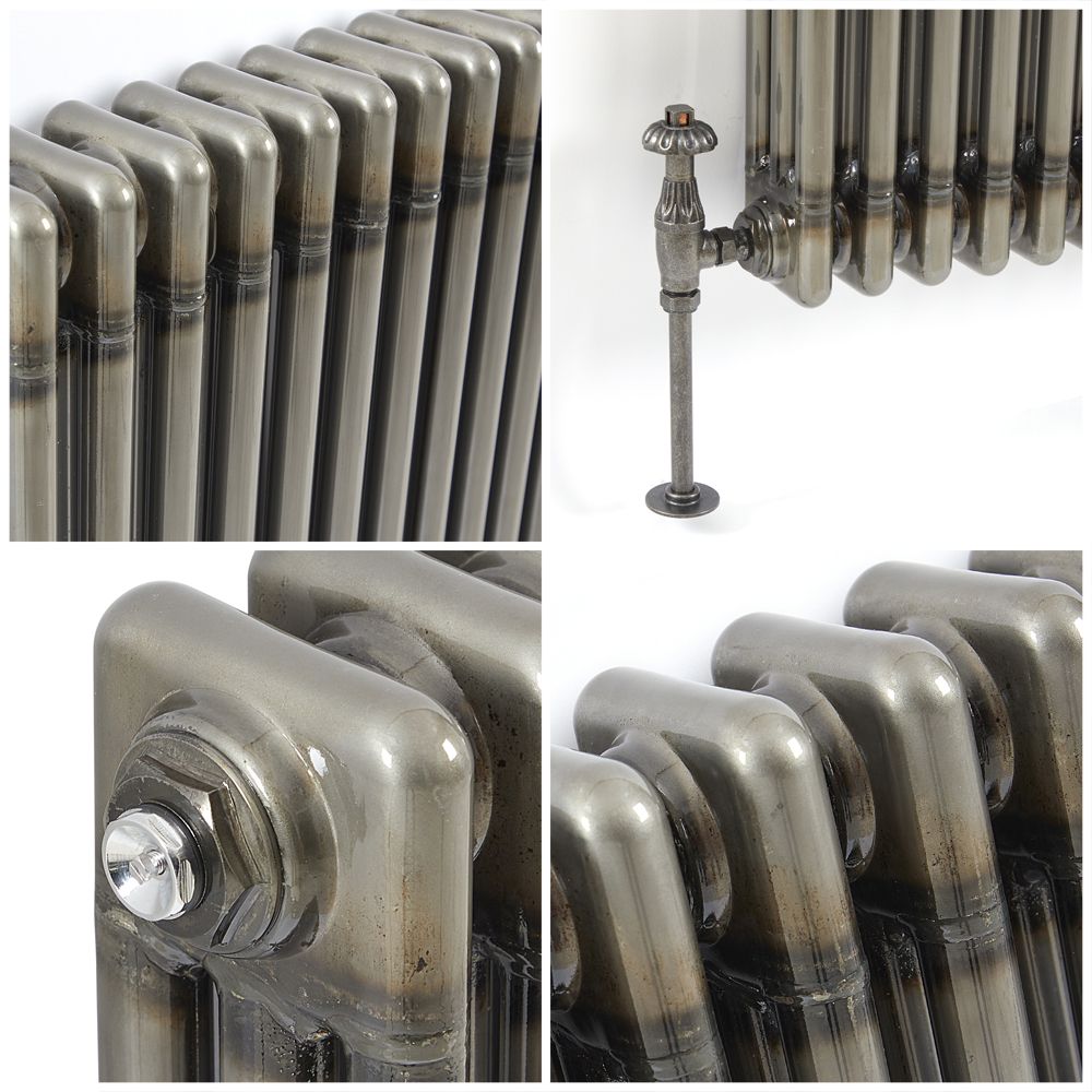 Milano Windsor - Lacquered Raw Metal Horizontal Traditional Column ...