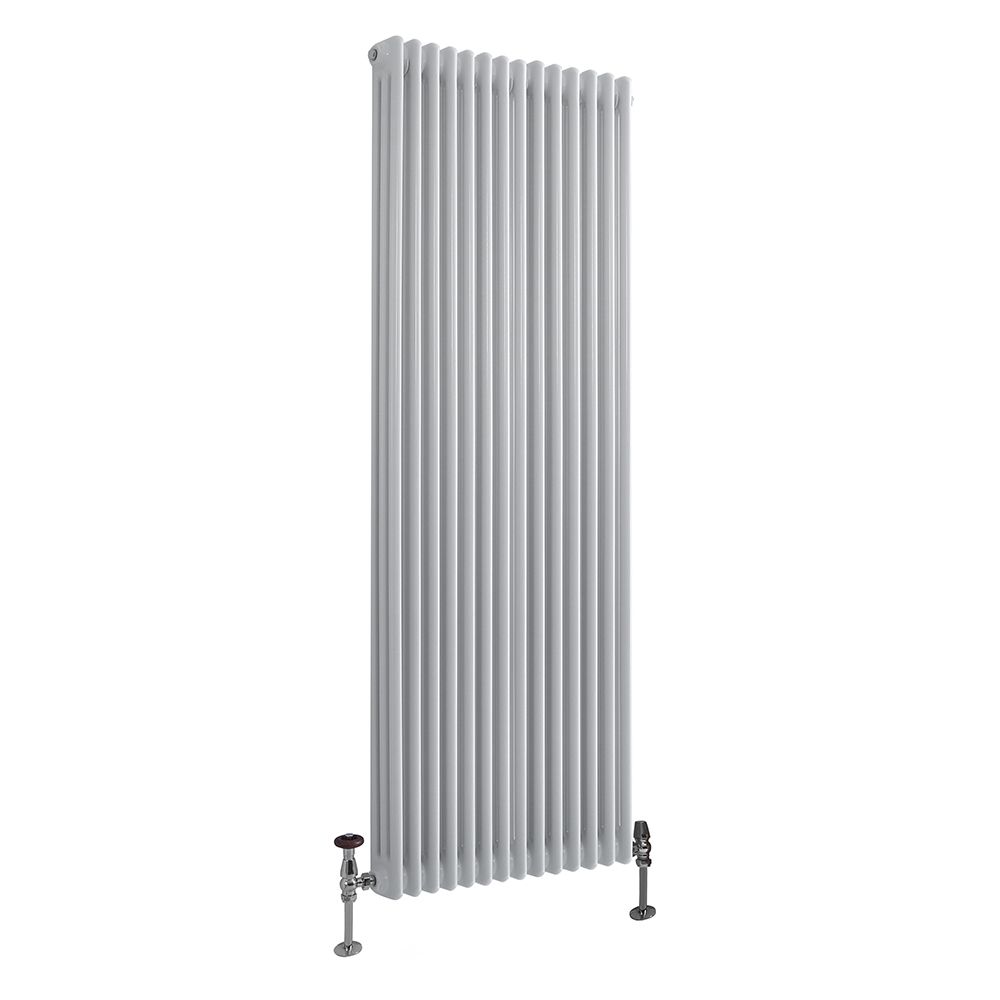 Milano Windsor - White Vertical Traditional Column Radiator - 1800mm x ...