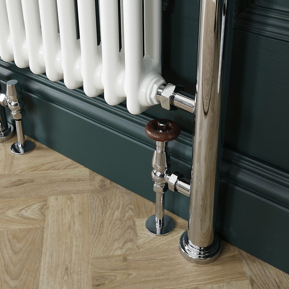 Milano Windsor - White Vertical Traditional Double Column Radiator ...