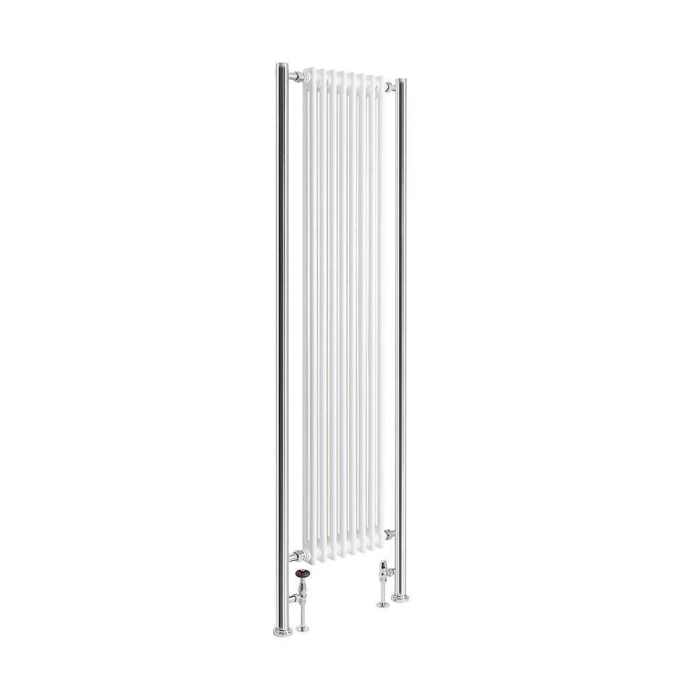 Milano Windsor - White Vertical Traditional Double Column Radiator ...