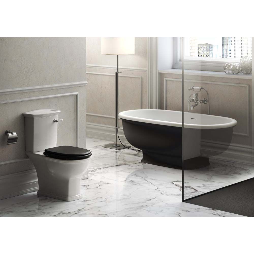 RAK Washington - Traditional Close Coupled Toilet with Lever Flush ...