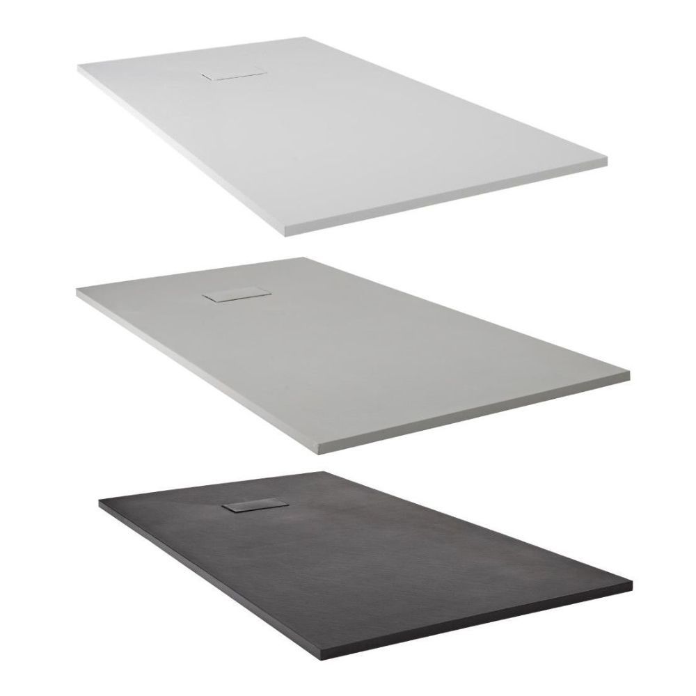 Milano Barq - Walk-In Shower Enclosure with Slate Tray - Choice of Sizes