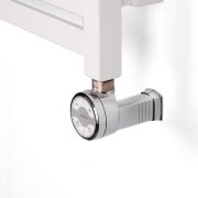 Milano - Modern Chrome Heating Element Cable Masking Cover