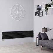 Milano Aruba - Anthracite Horizontal Designer Radiator - 354mm x 1600mm ...