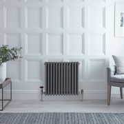 Milano Windsor - Anthracite Horizontal Traditional Column Radiator ...