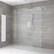 Milano - 1950mm Wet Room Screen - Choice of Size and Finish